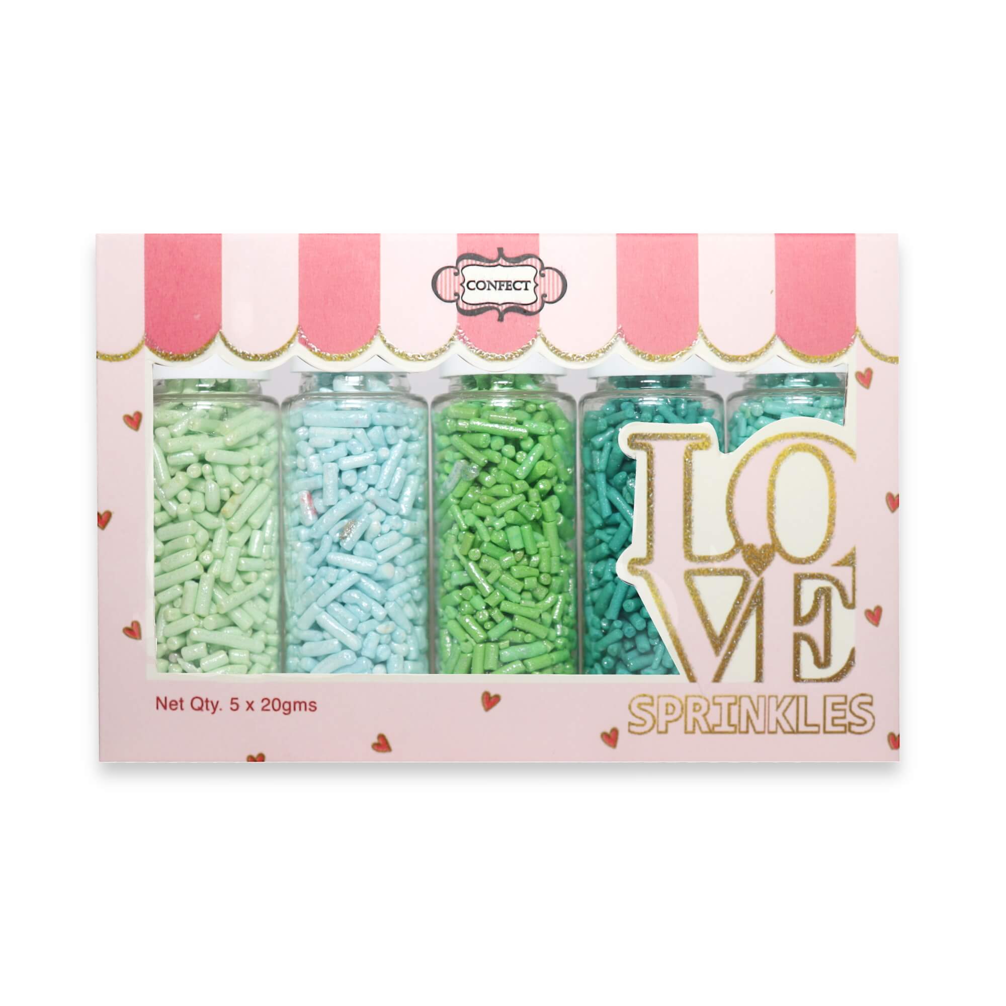 Vermicelli Sprinkles Multipack 3 100 gms – Confect