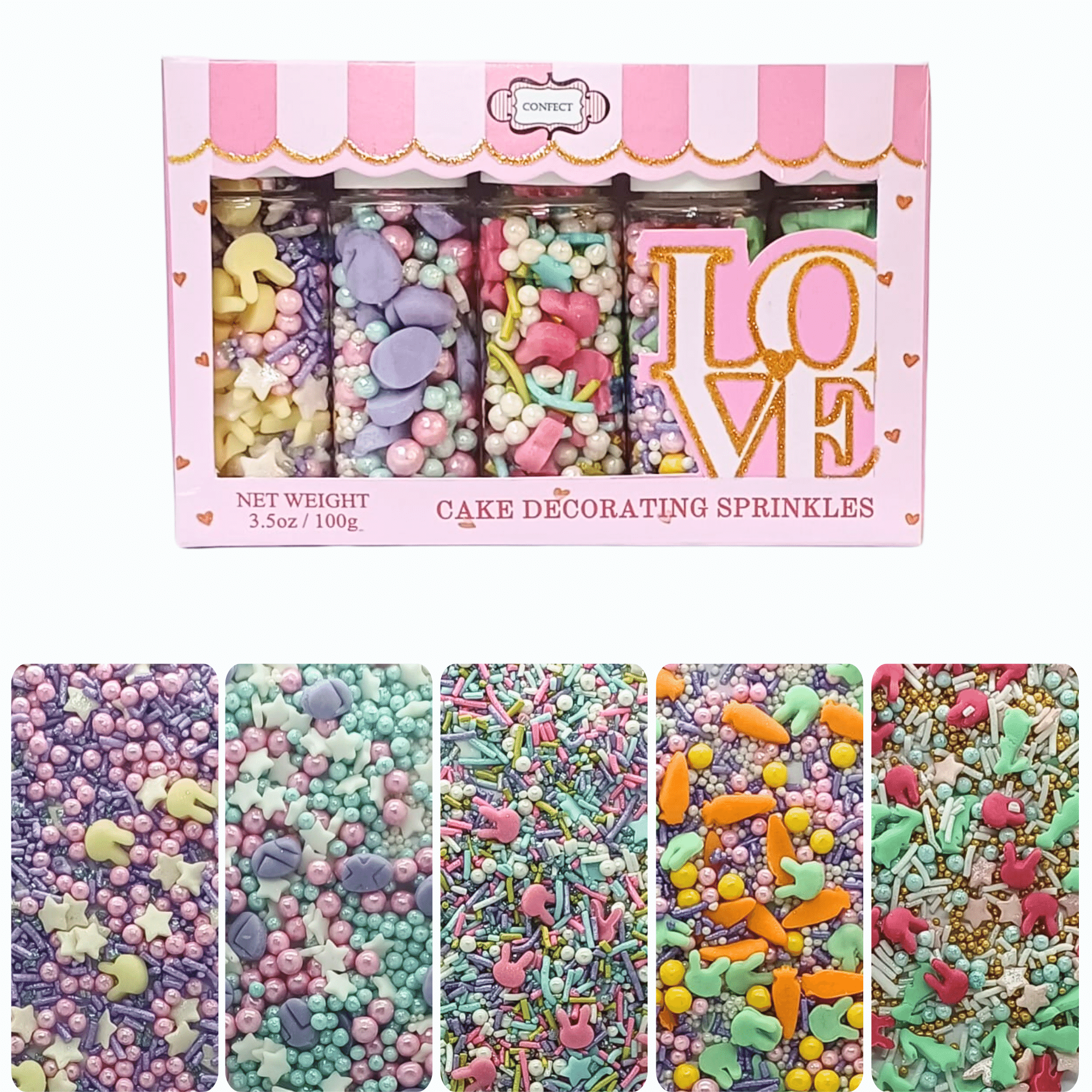 EASTER SPRINKLES MULTIPACK – Confect