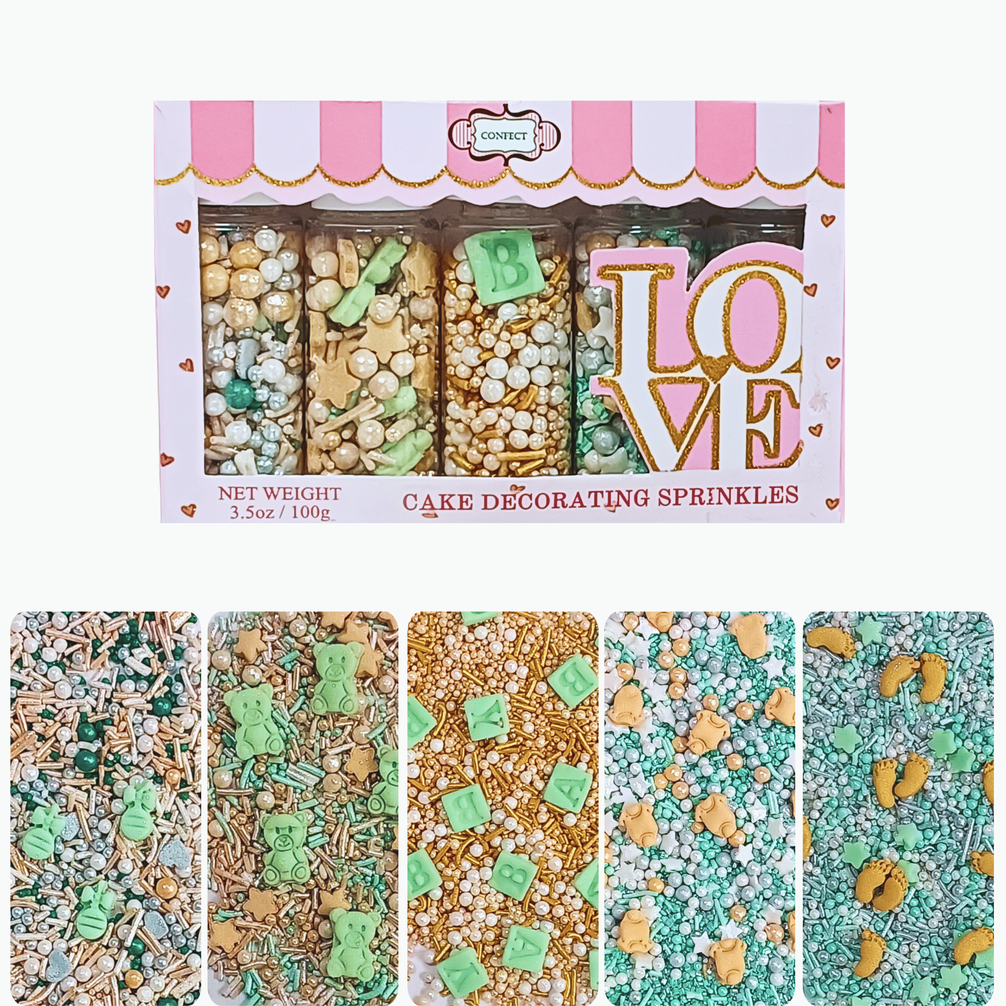 Baby Shower Sprinkles | Birthday Sprinkles | Gender Reveal Sprinkles ...
