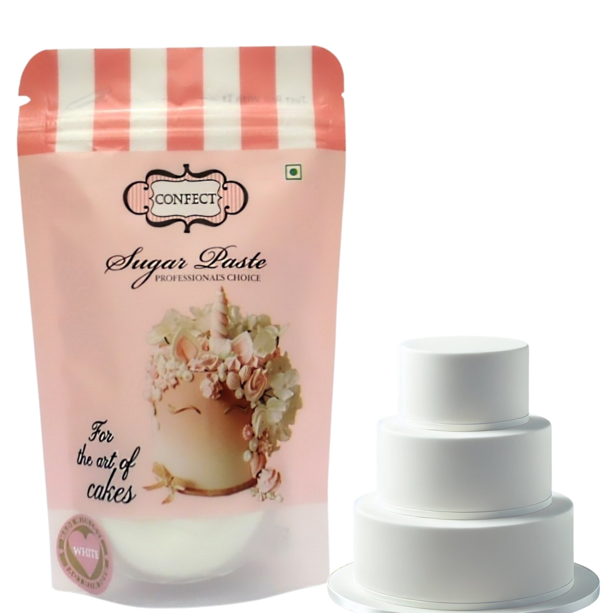 White Fondant | Edible Sugarpaste 250 Gm – Confect