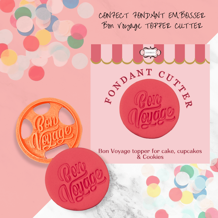 Toppers Cutters | Congratulations Topper Cutter | (Bon Voyage) – Confect