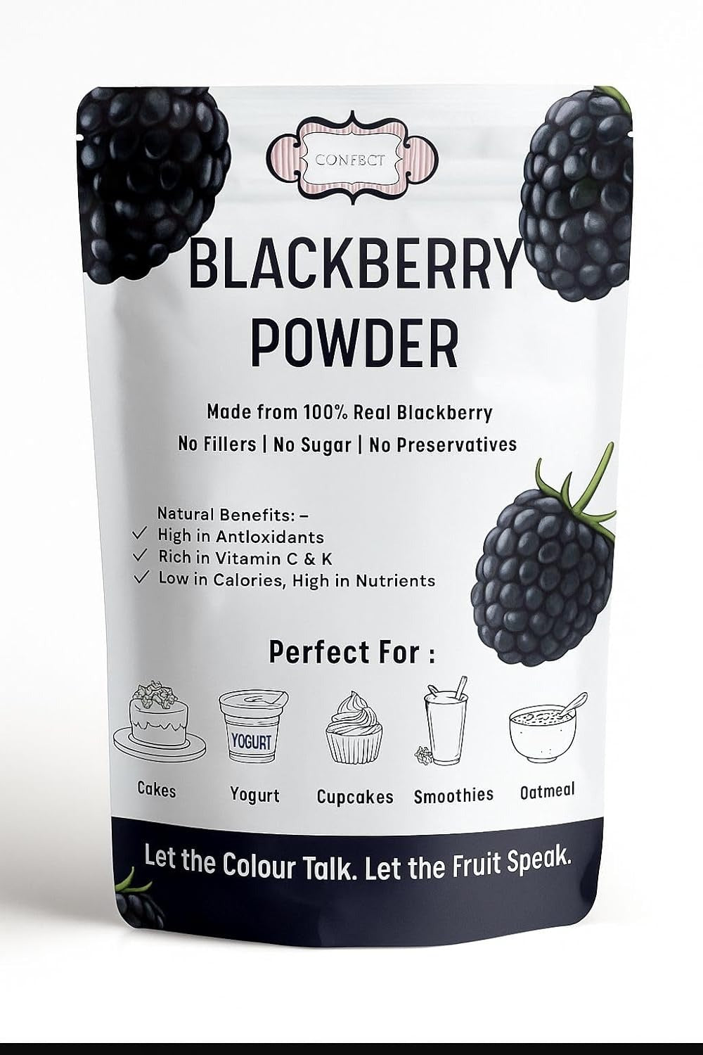 Blackberry Fruit Powder 100g – Confect