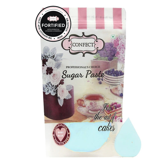 Baby Blue Fondant | Edible Nutritional Sugarpaste 1 Kg – Confect