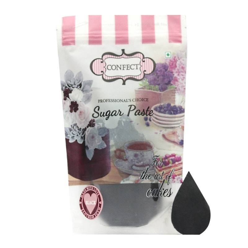Confect Black Sugarpaste 1 Kg – Confect - The Sugar Paste Company