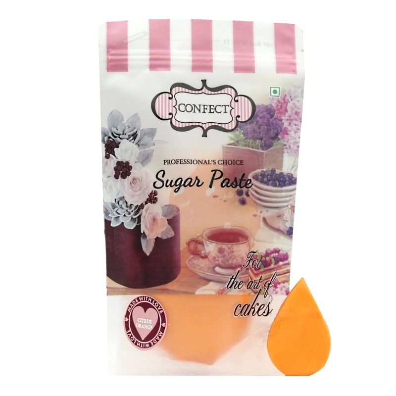 Confect Citrus Orange Sugar Paste | Edible Fondant Chefs Choice for Ca ...