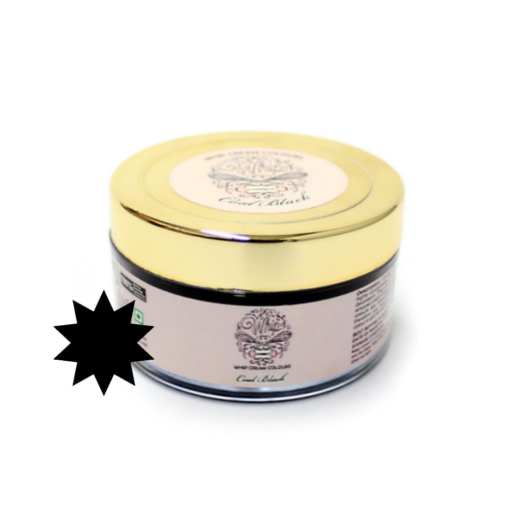 Coal Black | Whip Cream Colour 20 Gms – Confect