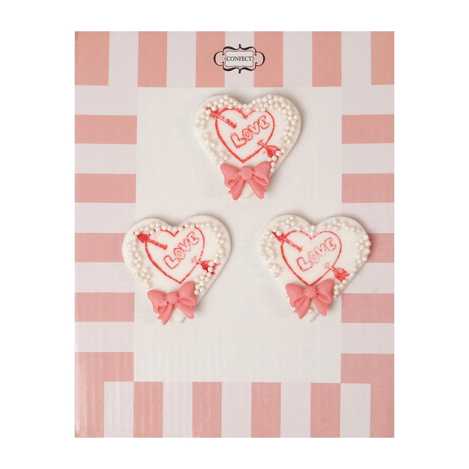 Valentine Fondant Toppers