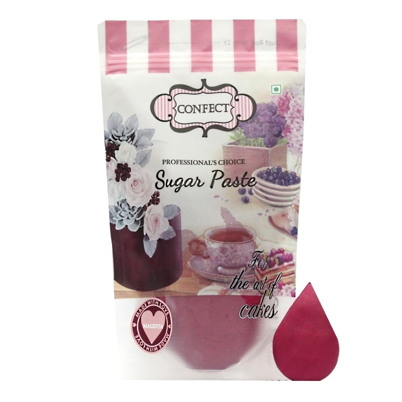 Confect Magenta Sugar Paste | Edible Fondant Chefs Choice for Cake Dec ...