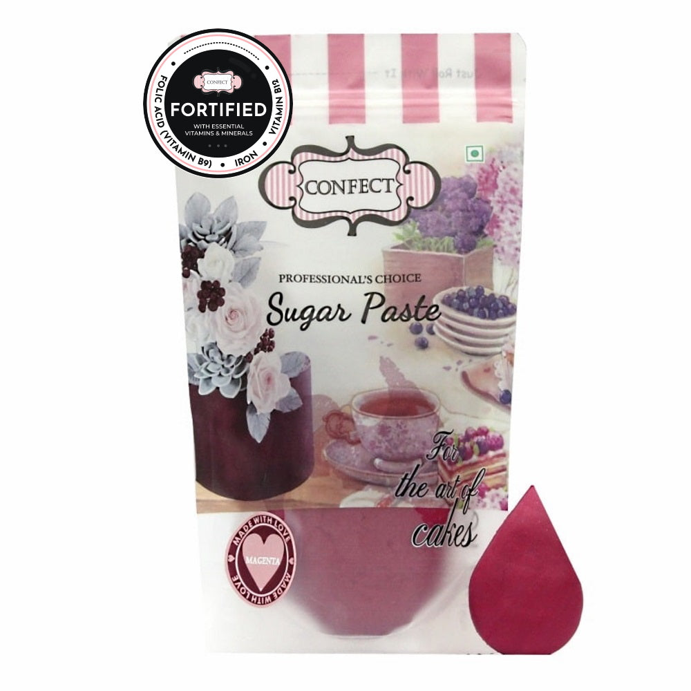 Magnificent Magenta Fondant | Edible Nutritional Sugarpaste 1 Kg – Confect