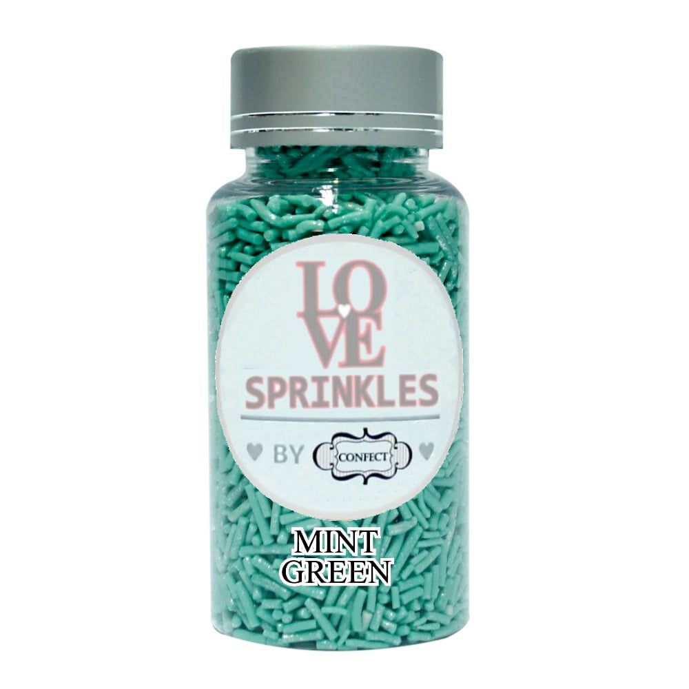 Mint Green Vermicelli Sprinkles 90 Gms – Confect