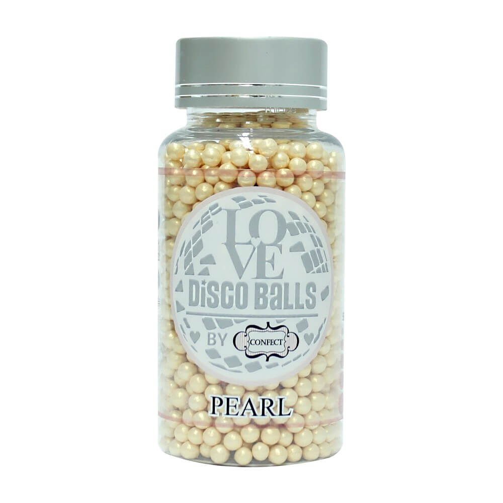 Pearl Disco Balls Sprinkles 4 MM 120 Gms – Confect