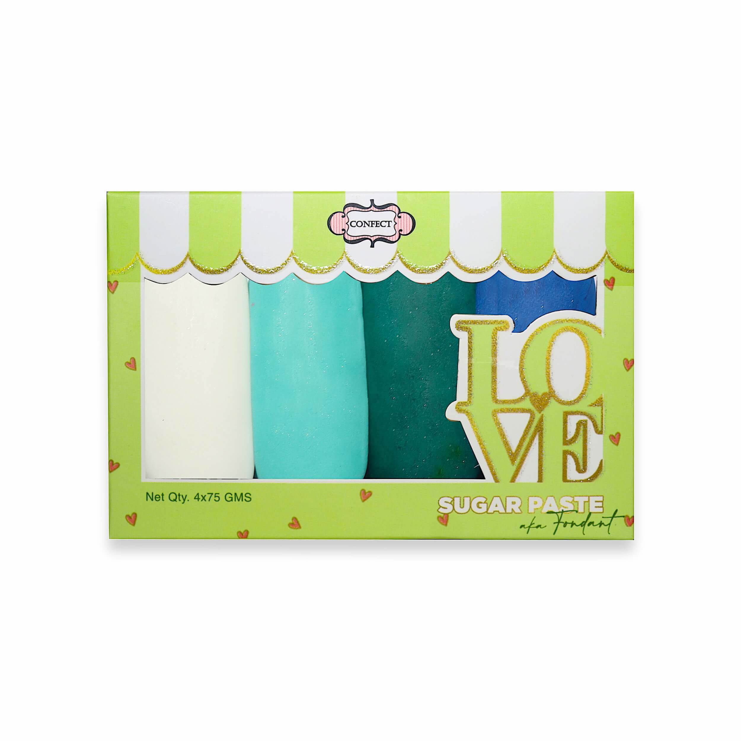 Multipack of White, Electric Blue, Emerald Green and Royal Blue Sugarp ...