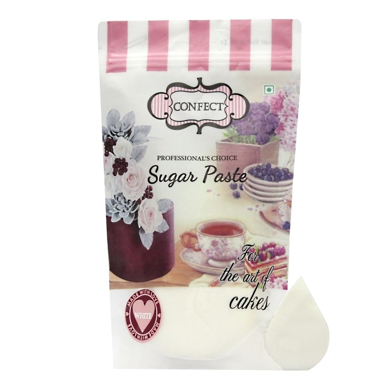 Confect White Sugar Paste | Edible Fondant Chefs Choice for Cake Decor ...