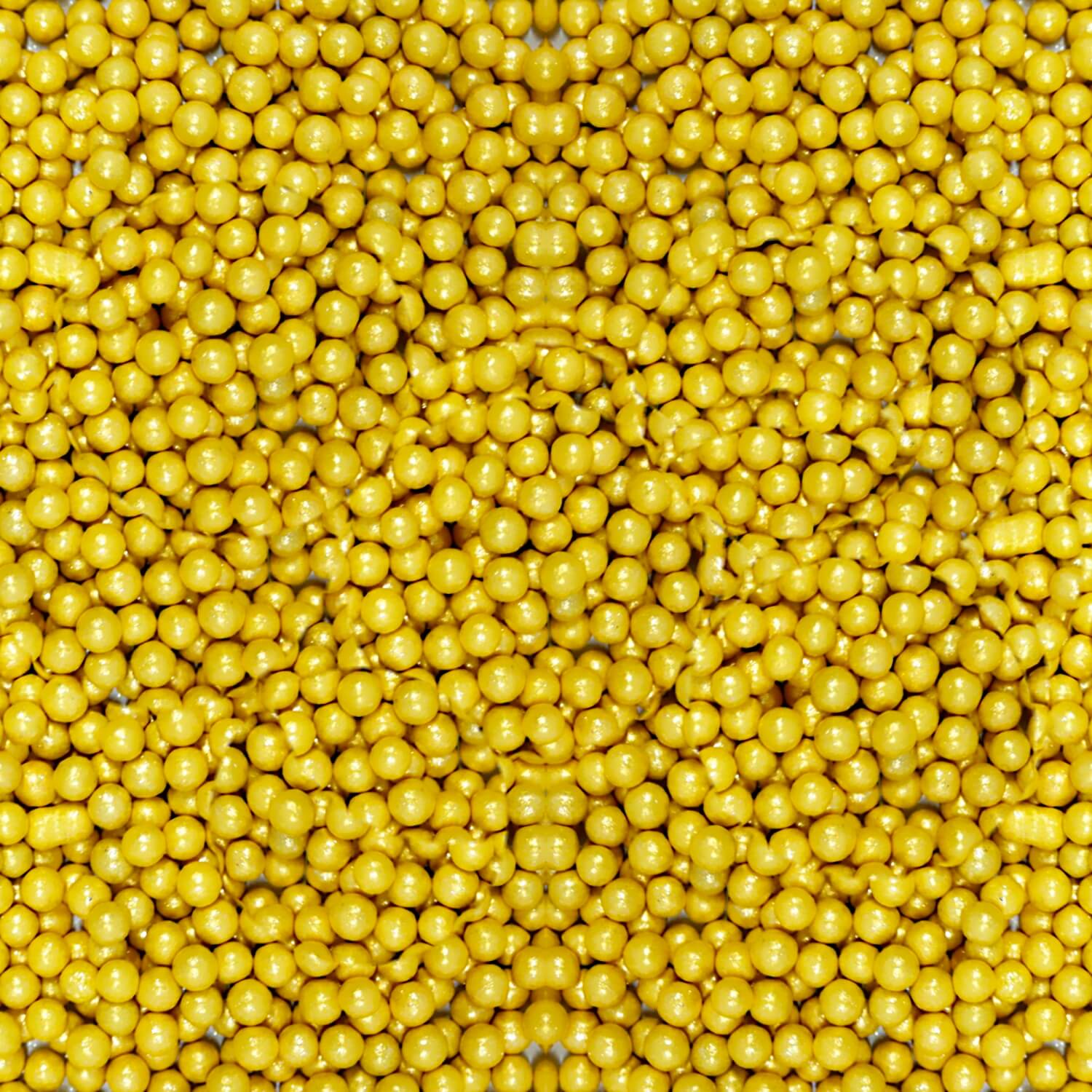 Confect Yellow Disco Balls Sprinkles 6 MM 120 Gms – Confect - The Sugar ...